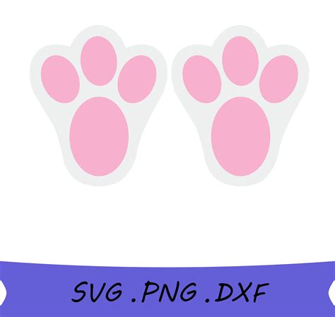 Template For Bunny Feet