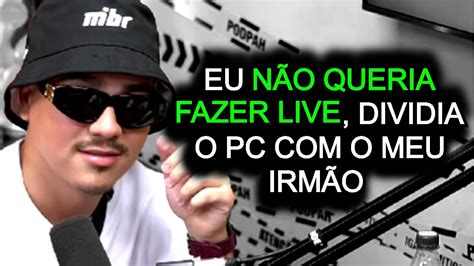 TTEUW SOBRE QUANDO COMEÇOU A FAZER LIVE Podpah FlowPah Cortes YouTube