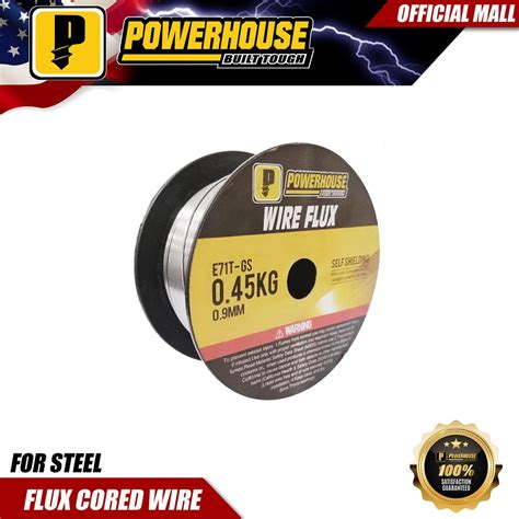 POWERHOUSE Metal Steel Self Shielding Flux Cored Wire MIG Gasless