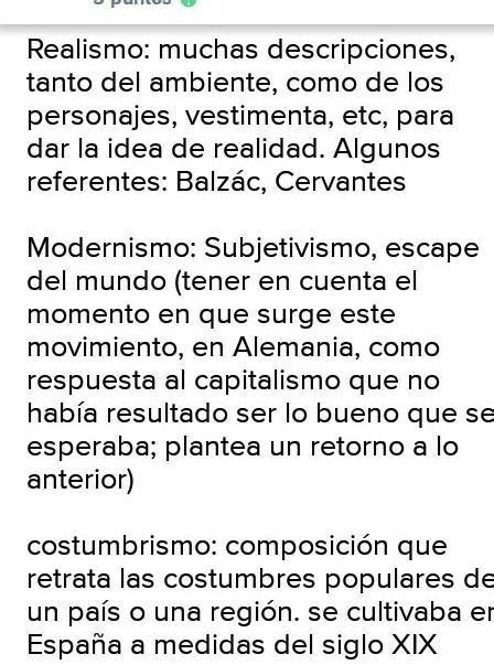 Realiza Un Cuadro Comparativo Entre El Romanticismo El Costumbrismo Y