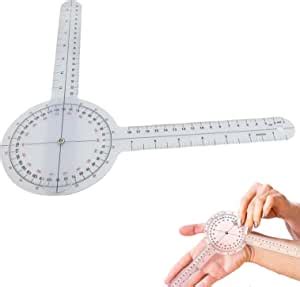 Clear Goniometer Goniometer Inch Occupational Physical Protractor