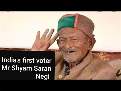 India S First Voter Shyam Saran Negi Passes Away At 106 Watch His