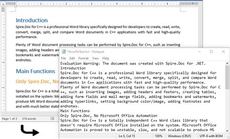 C VB NET Convert Text To Word Or Word To Text