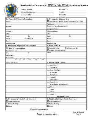 Fillable Online Santarosa Fl Santa Rosa Residential Permit Application