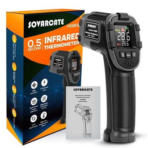 Buy Infrared Thermometer Sovarcate Digital Ir Laser Thermometer