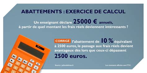 Enseignant passez en frais réels pour faire baisser le montant de vos
