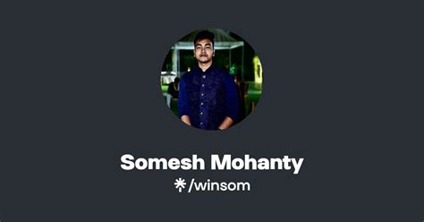 Somesh Mohanty Twitter Instagram Linktree