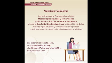 Conferencia Metodologías situadas y comunitarias y concreción