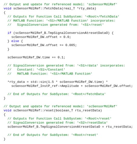 model service oriented communication between sensors matlab and simulink