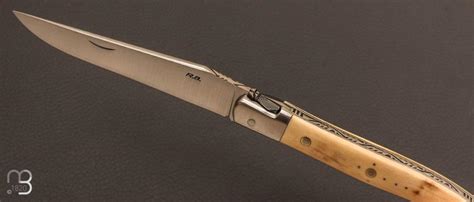 Couteau Laguiole Ivoire De Mammouth Et Rwl De Robert Beillonnet
