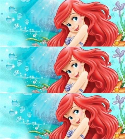 Etiquetas Escolares De Sirenita A Ariel Artofit