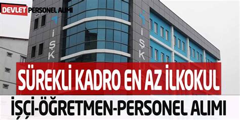 Efeler Belediyesi En Az İlkokul Sürekli Kadro İşçi Öğretmen Alımı
