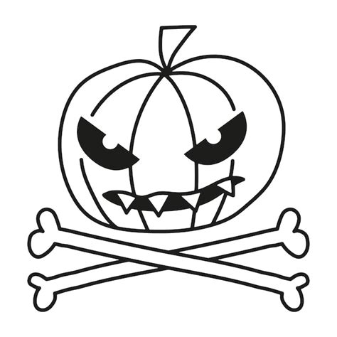 Premium Vector Halloween Pumpkin Vector Illustration