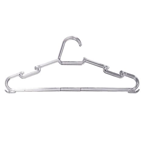 Kit 50 Cabides Acrílico Cristal transparentes Médios no Shoptime