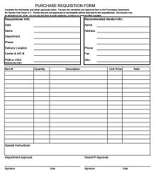 36 Free Purchase Requisition Form Templates In MS Word PDF ExcelSHE