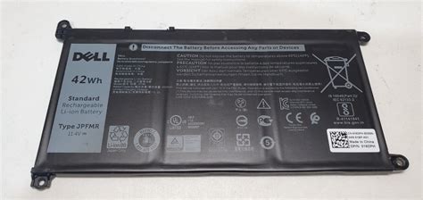 Genuine Dell 42Wh JPFMR Battery For Chromebook 3100 3400 5488 5493 5593
