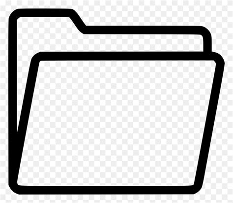 Descargar Png Archivo Svg Carpeta Icono Blanco Carpeta De Archivos
