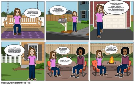 Ventajas Y Desventajas Del Internet Storyboard