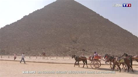 Khéops un couloir secret découvert dans la pyramide