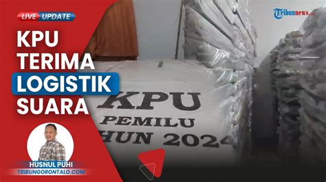 Kpu Bone Bolango Gorontalo Terima Logistik Bilik Suara Youtube