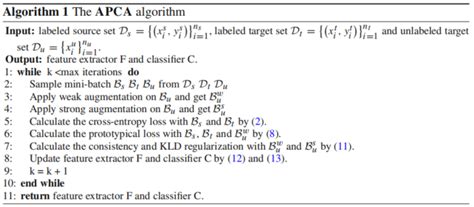 论文解读（apca）《adaptive prototype and consistency alignment for semi supervised domain adaptation