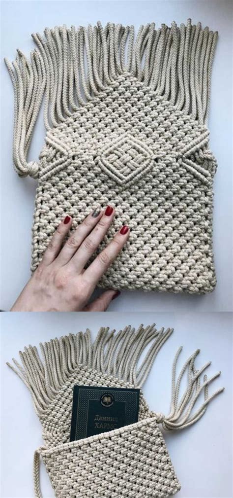12 Ideias para fazer sua bolsa de macramê De Frente Para O Mar