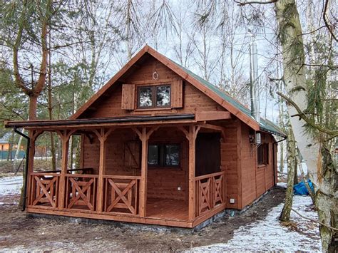 Domki drewniane całoroczne do 35 m pod klucz Drewnolandia