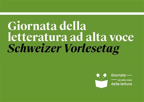 Giornata Della Lettura Ad Alta Voce