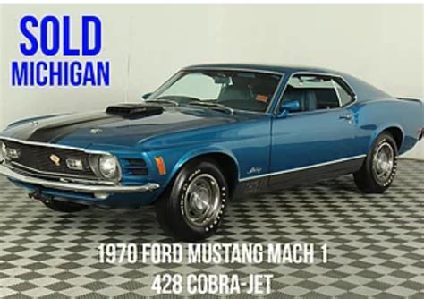 1970 Ford Mustang Sunnyside Classics 1 Classic Car Dealership In Ohio