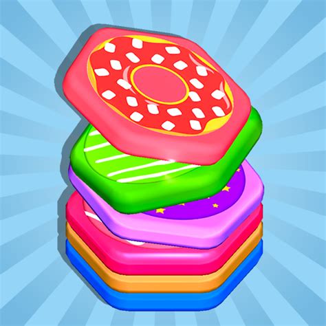 Hexa Sort Donut Stack Puzzle Hexa Donut Stack Sort Color Hexa Block