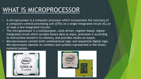 microprocessor and micro controller ppt