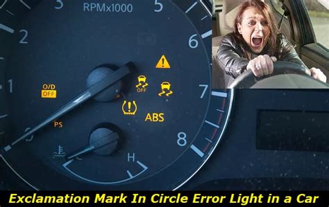 Exclamation Mark In Car Dash