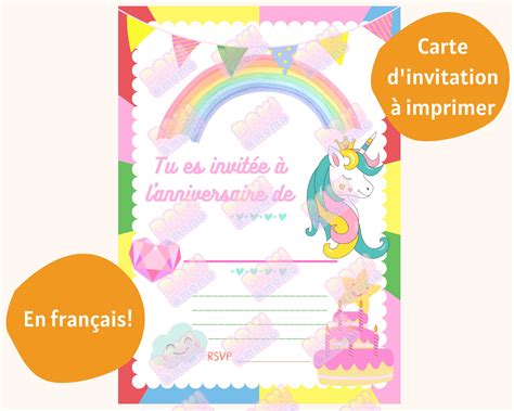À neuf Enfant deux semaines carte d invitation anniversaire a imprimer