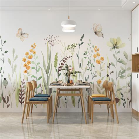 Details 73 Dining Room Wallpaper Murals Latest In Cdgdbentre