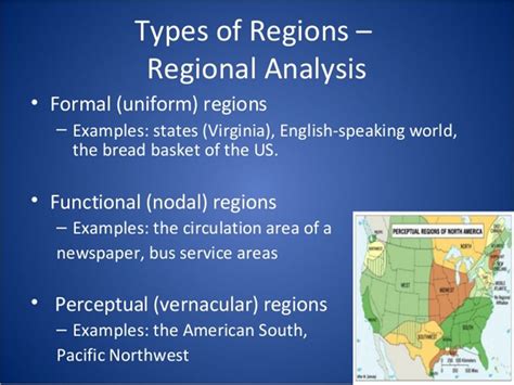 Functional Region Example Geography