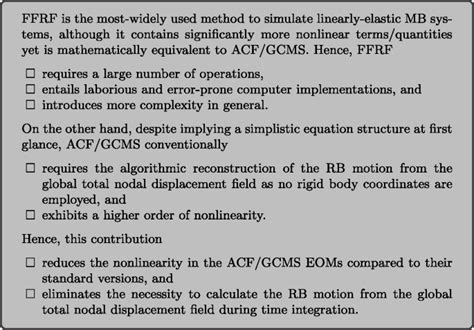 absolute coordinate formulation and generalized component mode synthesis with rigid body
