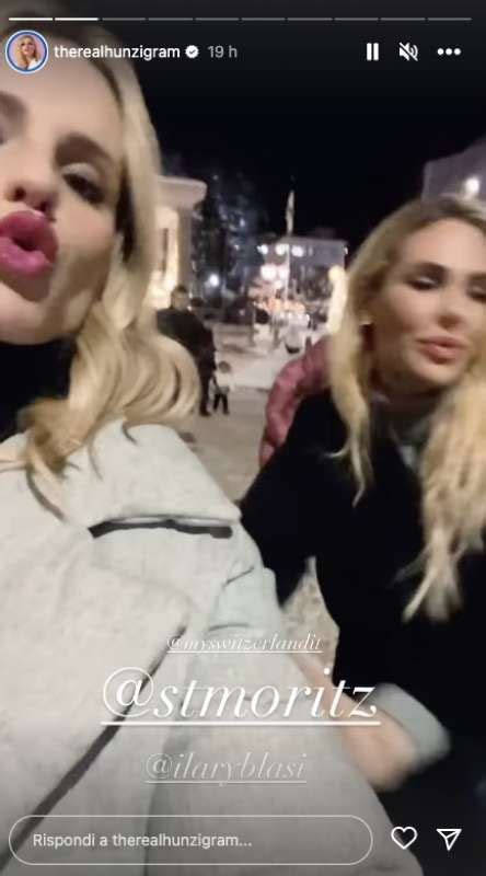 Michelle Hunziker E Ilary Blasi A St Moritz 3 Dago Fotogallery