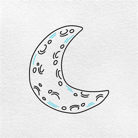How To Draw A Crescent Moon Helloartsy