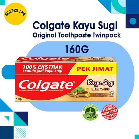 Colgate Kayu Sugi Original Toothpaste 160g Twinpack Shopee Malaysia