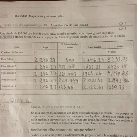 Alguien Me Puede Decir Si Estoy Bien En Esa Tabla Brainly Lat