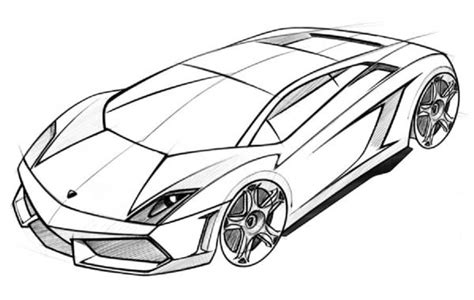 Dibujo Lamborghini Para Colorear Imprimir E Dibujar Coloringlib