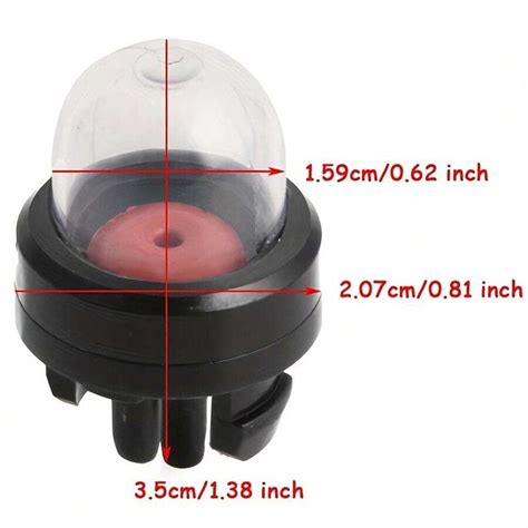 5 pièces Poire d amorçage de carburateur Accessoires de tondeuse à