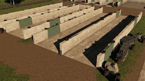 FS19 Small Bunker Silo Set 1 3 0 0 Farming Simulator 2025 Mod LS