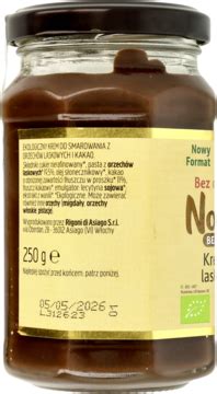 Nocciolata Krem Z Orzech W Laskowych I Kakao Bez Mleka Bio G