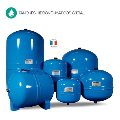 Tanque Hidroneumático GITRAL de 500 Litros con Membrana Intercambiable