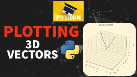 how to plot 3d vectors in python single and multiple programming