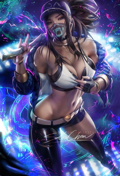 K DA Akali Wallpapers Fan Arts League Of Legends LoL Stats