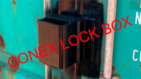 How To Protect Your Shipping Container Lock Box Youtube