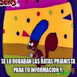 Meme Personalizado Se Lo Robaban Las Ratas Prianista Para Tu