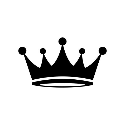 Corona Icono Vector En Plano Estilo Rey Reina Real Concepto 23087354